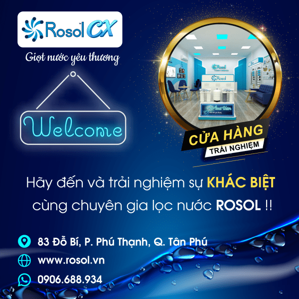 Rosol - Thương hiệu máy lọc nước vì gia đình Việt